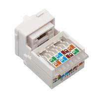 China 90 Degree Cat6 UTP Keystone Jack RJ45 Modular Jack with Dust Cover for sale