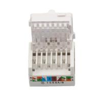 China 90 Degree Cat6 UTP Keystone Jack RJ45 Modular Jack with Dust Cover for sale