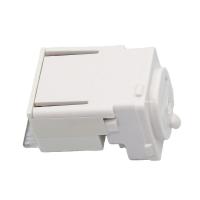 China 90 Degree Cat6 UTP Keystone Jack RJ45 Modular Jack with Dust Cover for sale