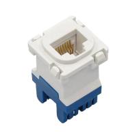 China UTP Cat6 Keystone Modular Jack Female Connector Rj45 for sale