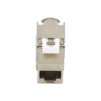 China STP FTP Cat6 Keystone Jack 180 Degrees Toolless , 8P8C Shielded Rj45 Keystone Jack for sale