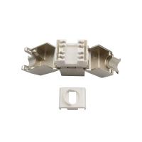 China STP FTP Cat6 Keystone Jack 180 Degrees Toolless , 8P8C Shielded Rj45 Keystone Jack for sale