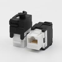 China Cat6 UTP Toolless Keystone Jack 180 Degree Female AMP RJ45 8P8C 6μm Gold Plated for sale