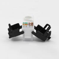 China Cat6 UTP Toolless Keystone Jack 180 Degree Female AMP RJ45 8P8C 6μm Gold Plated for sale