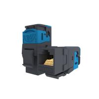 China Unshielded 180 Degree Toolless Rj45 Keystone UTP Cat6 Insert for sale
