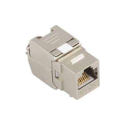 China Aluminum Female Cat6 Keystone Jack Coupler Rj45 Cat5e for sale