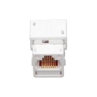 China Female Cat6A Keystone Jack 8p8c Rj45 Module Gold-Painted for sale