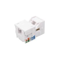 China Female Cat6A Keystone Jack 8p8c Rj45 Module Gold-Painted for sale