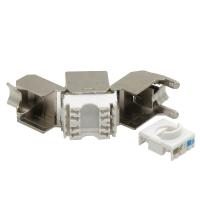 China Cat6a FTP Keystone RJ45 Coupler AMP Ethernet Connector 125V 1.5A for sale