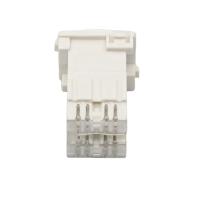 China UTP Cat6a Keystone Jack 180 Degree , Rj45 Network Keystone Jack for sale