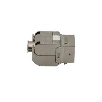 China RJ45 AMP Cat6A Keystone Jack UL Shielded Toolless 8p8c Modular for sale
