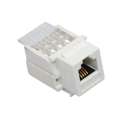 China 90 Degree Toolless Keystone Jack Coupler Rj11 Cat3 for sale