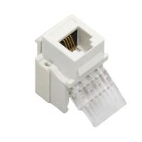 China 90 Degree Toolless Keystone Jack Coupler Rj11 Cat3 for sale