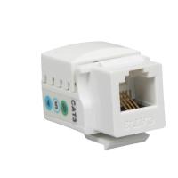 China Modular White Cat3 Keystone Jack Telephone Female 6p4c Rj11 Coupler for sale