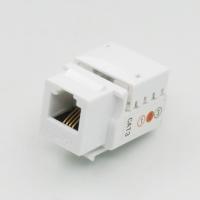 China Modular White Cat3 Keystone Jack Telephone Female 6p4c Rj11 Coupler for sale