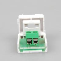 China ABS PC Cat3 Keystone Jack RJ11 Telephone Connector 125V 1.5A for sale