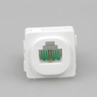 China ABS PC Cat3 Keystone Jack RJ11 Telephone Connector 125V 1.5A for sale