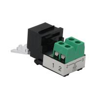 China 8P4C Cat3 Keystone Jack 6P4C 90 Degree Telephone Cable Connector for sale