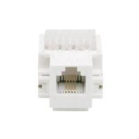 China 4 Pin Cat3 Keystone Jack Toolless , 90 Degree Modular Jack Keystone for sale