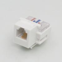 China Rj11 Cat3 Keystone Jack Female Toolless Telephone ABS for sale
