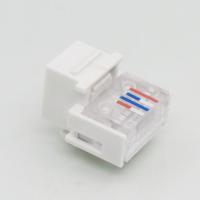 China Rj11 Cat3 Keystone Jack Female Toolless Telephone ABS for sale