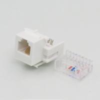 China Rj11 Cat3 Keystone Jack Female Toolless Telephone ABS for sale