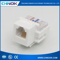 China Rj11 Cat3 Keystone Jack Female Toolless Telephone ABS for sale