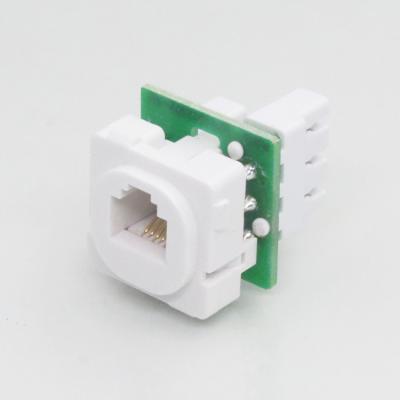 China 6p6c Clipsal RJ11 Inline Coupler UTP RJ12 Telephone Cable Connector for sale
