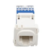 China Cat5e RJ45 Inline Coupler 180 Degree UTP Keystone Jack Clipsal Type for Networking for sale