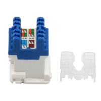 China Cat5e RJ45 Inline Coupler 180 Degree UTP Keystone Jack Clipsal Type for Networking for sale