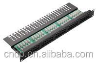 China 16 Port Cat6 Patch Panel 1U 19 Inch Rack Mount RJ45 Ethernet Network Panel for sale