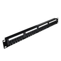 China 12 Port Cat6 Keystone Patch Panel Color Code Rj45 24 Port 16 18 48 for sale