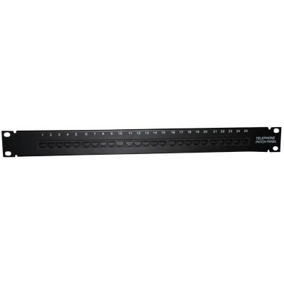 China 24 Port Blank Keystone Patch Panel Cat6 1U 19 Inch Network Ethernet Patch Panel for sale