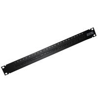 China Cat5e 24 Port Network Patch Panel 1U 19 Inch Keystone Blank for Structured Cabling for sale