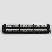 China 48 Port Cat5e Patch Panel RJ45 D Link 1U 19 Inch Rack Mount Network Panel for sale