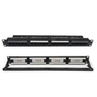 China IDC CAT 5 48 Port Patch Panel Keystone 2u 16 Port SFTP CAT6 for sale