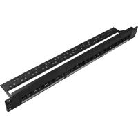 China 24 Port Blank RJ45 Keystone Patch Panel Cat6 UTP Rack Mount 1U for sale