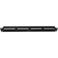 China Rj45 Cat 6 Utp Patch Panel 24 Port 2u Dual Block Krone for sale