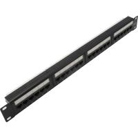 China Rj45 Cat 6 Utp Patch Panel 24 Port 2u Dual Block Krone for sale