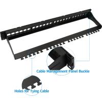 China AMP Cat6 Blank Patch Panel 24 Port 1U 19 Inch,  CAT5E Keystone Jack Panel for sale