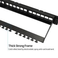 China AMP Cat6 Blank Patch Panel 24 Port 1U 19 Inch,  CAT5E Keystone Jack Panel for sale