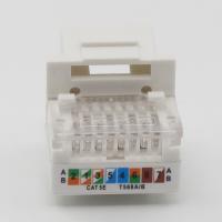 China 8p8c Ethernet Keystone Jack RJ45 UTP 90 Degree Tooless for sale