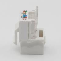 China 8p8c Ethernet Keystone Jack RJ45 UTP 90 Degree Tooless for sale