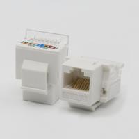 China 8p8c Ethernet Keystone Jack RJ45 UTP 90 Degree Tooless for sale