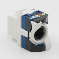 China 180 Degree Ethernet Keystone Jack CAT5e Toolless UTP No Visible Rust Oxidation for sale