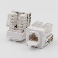 China Australia UTP Cat5e Ethernet Wall Jack 8P8C 90 Degree Dustproof Shielded for sale