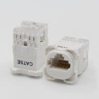 China UTP Ethernet Keystone Jack Australia RJ45 180 Degree CAT5E for sale