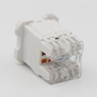 China UTP Ethernet Keystone Jack Australia RJ45 180 Degree CAT5E for sale