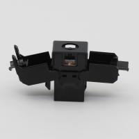 China Black UTP Cat 5e Rj45 Insert 180 Degree Toolless Jack for sale