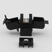 China Black UTP Cat 5e Rj45 Insert 180 Degree Toolless Jack for sale